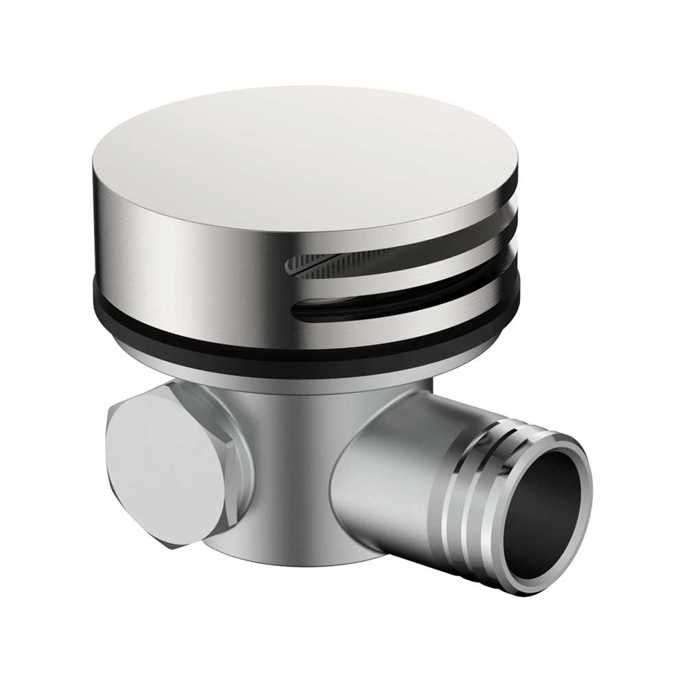 Cobra Seine Round Nikki Bath Spout - Brushed Nickel (103975EN00) | Bath Fillers | Livecopper