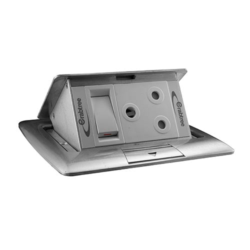 Crabtree Diamond Aluminium Pop-Up Socket Housing – Livecopper