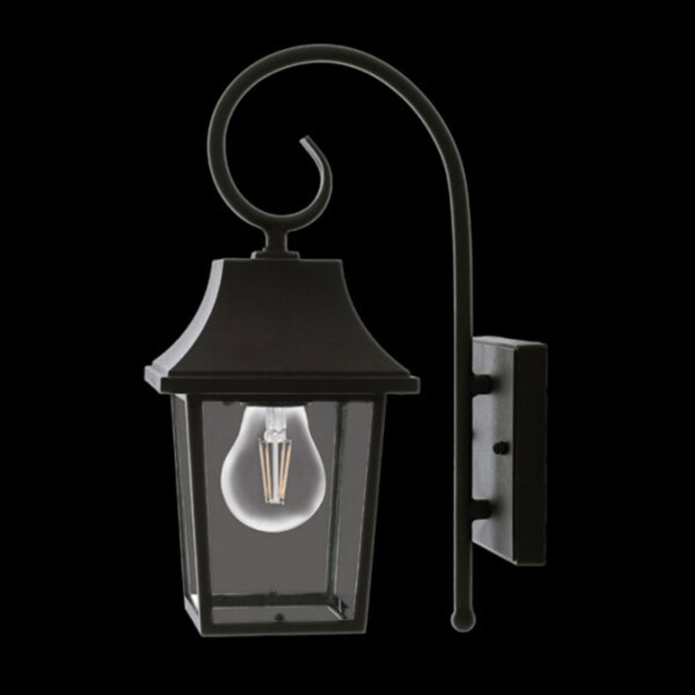 K. Light Chic Bracket Lantern 60W Wall Light - Black – Livecopper