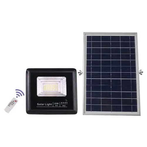Solar 25W LED Floodlight - Black – Livecopper