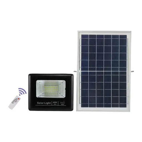 Solar 40W LED Floodlight - Black – Livecopper