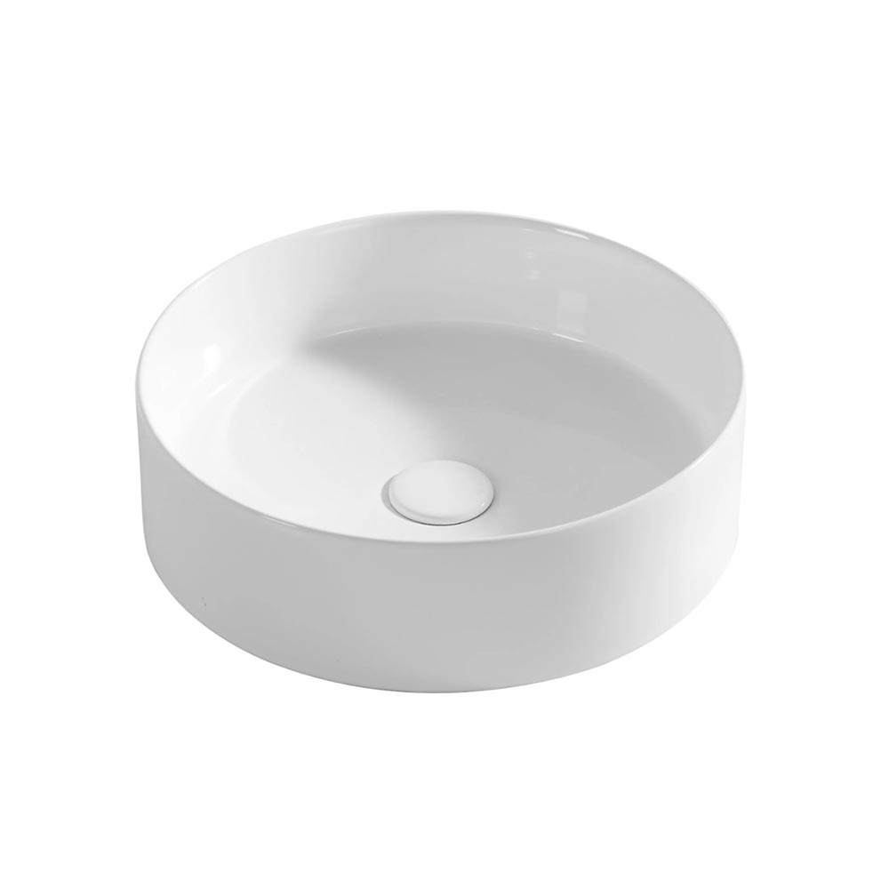 Trendy Taps Round Basin White – Livecopper