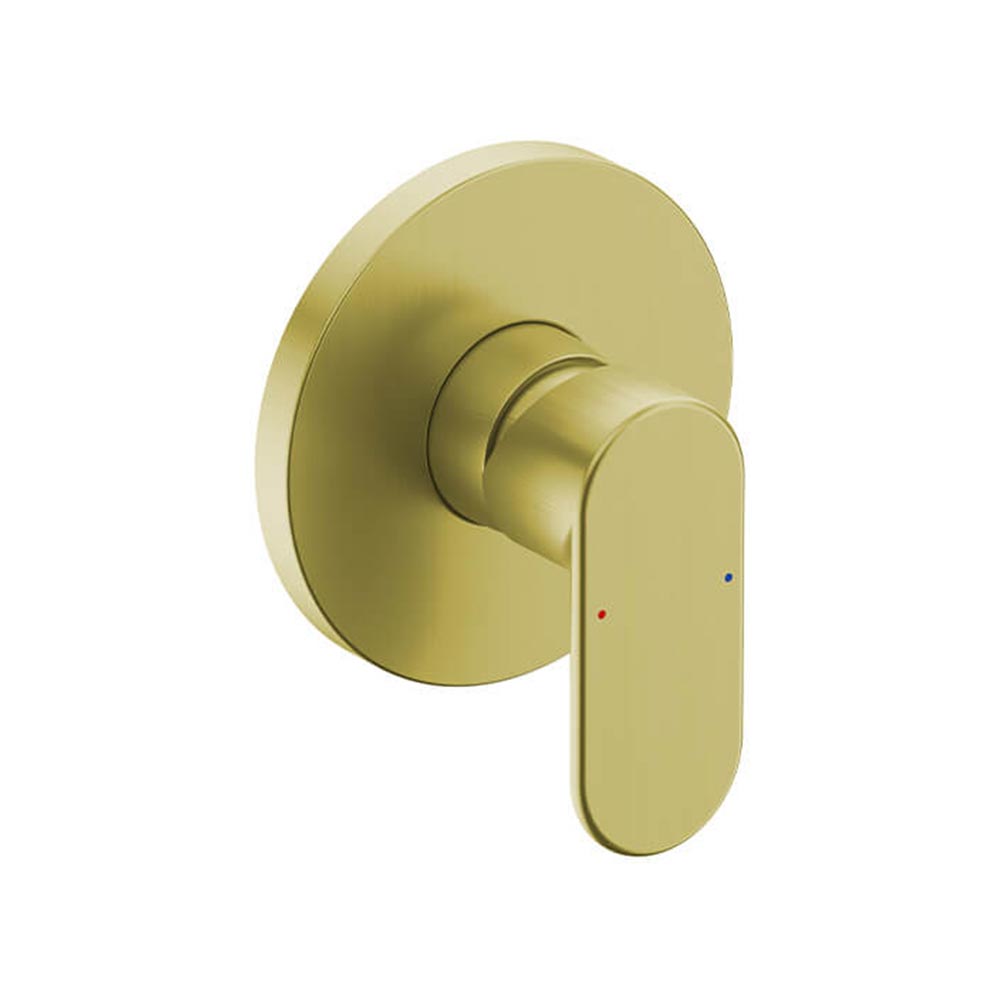 LiquidRed Solace Concealed Shower Mixer Tap - Champagne Gold – Livecopper