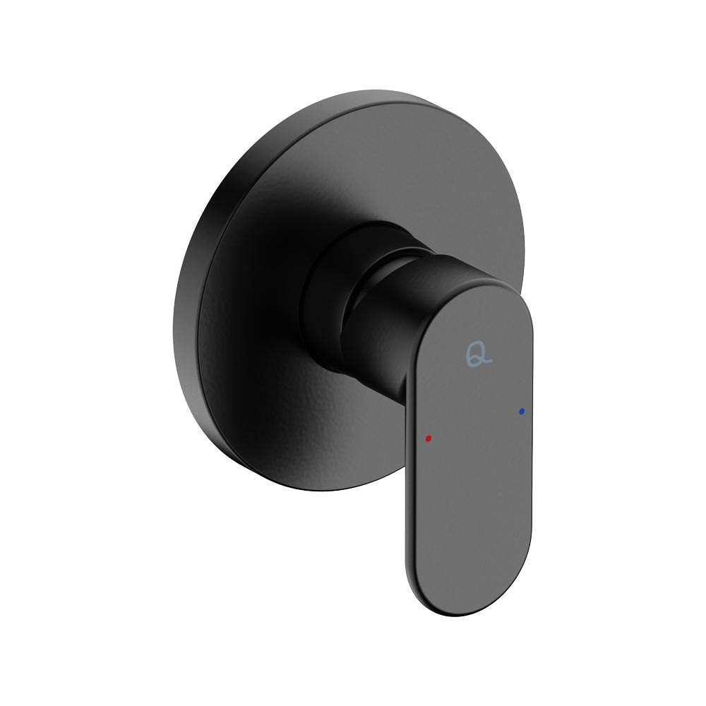 LiquidRed Solace Concealed Shower Mixer Tap - Matt Black – Livecopper