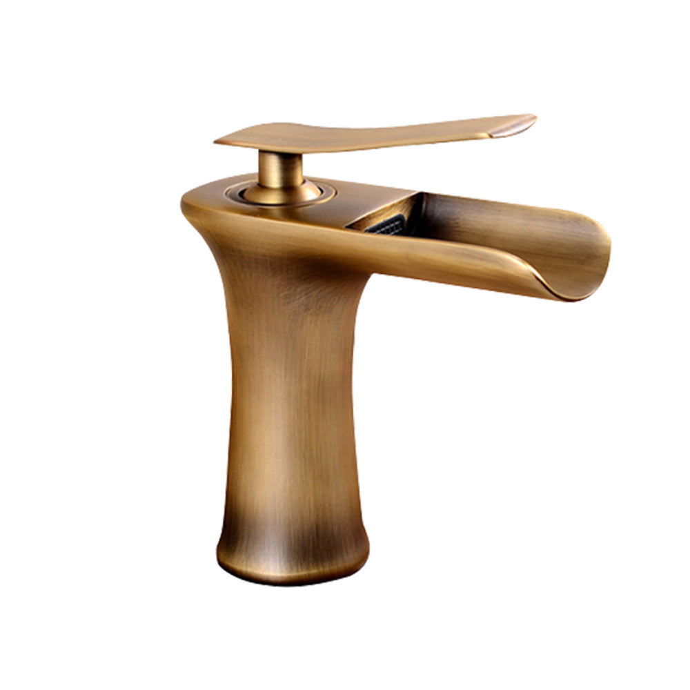 Trendy Taps Cuivre Waterfall Basin Mixer – Livecopper