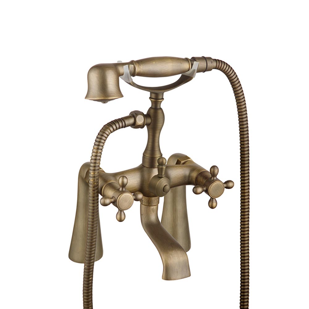 Trendy Taps Deck Mounted Bath Mixer Brass – Livecopper