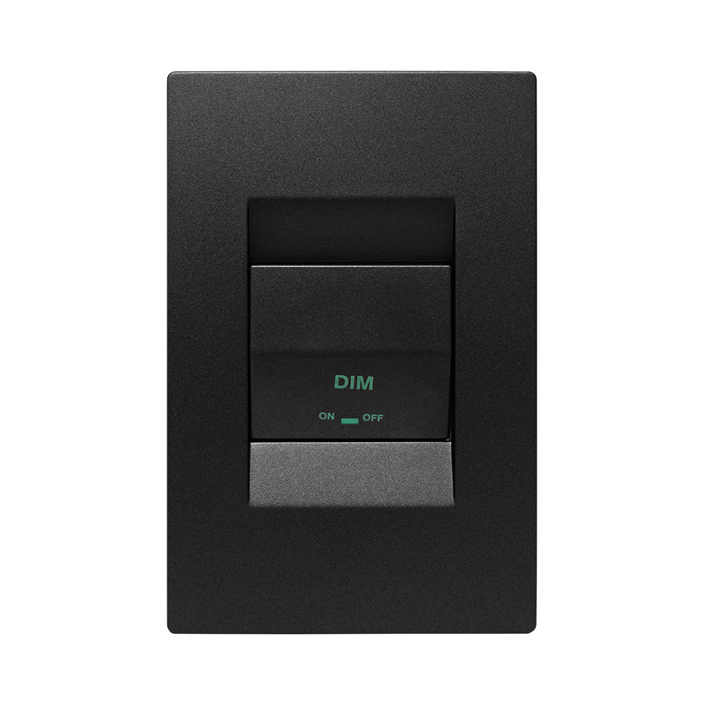 Crabtree Topaz 1 Lever Dimmer Switch 4 x 2 - Graphite – Livecopper