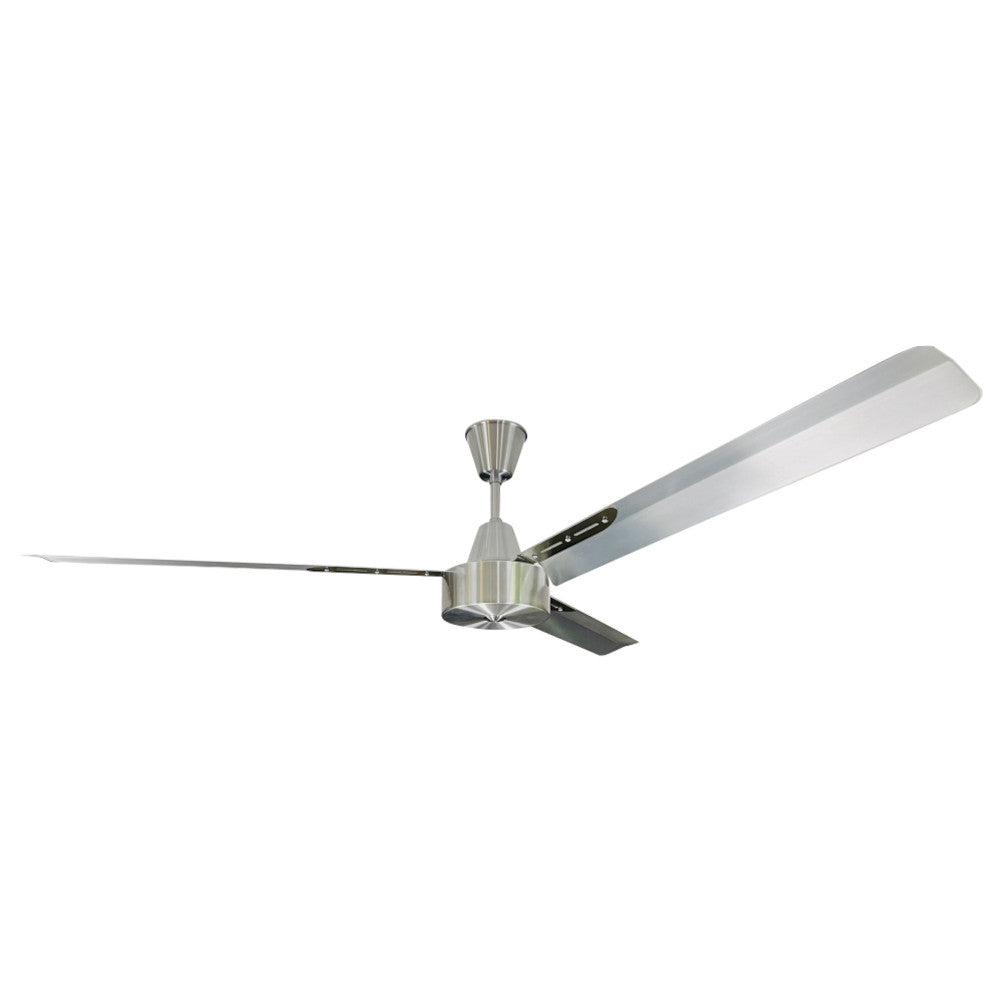 Solent Albatross 3 Blade Ceiling Fan 1650mm - Silver – Livecopper