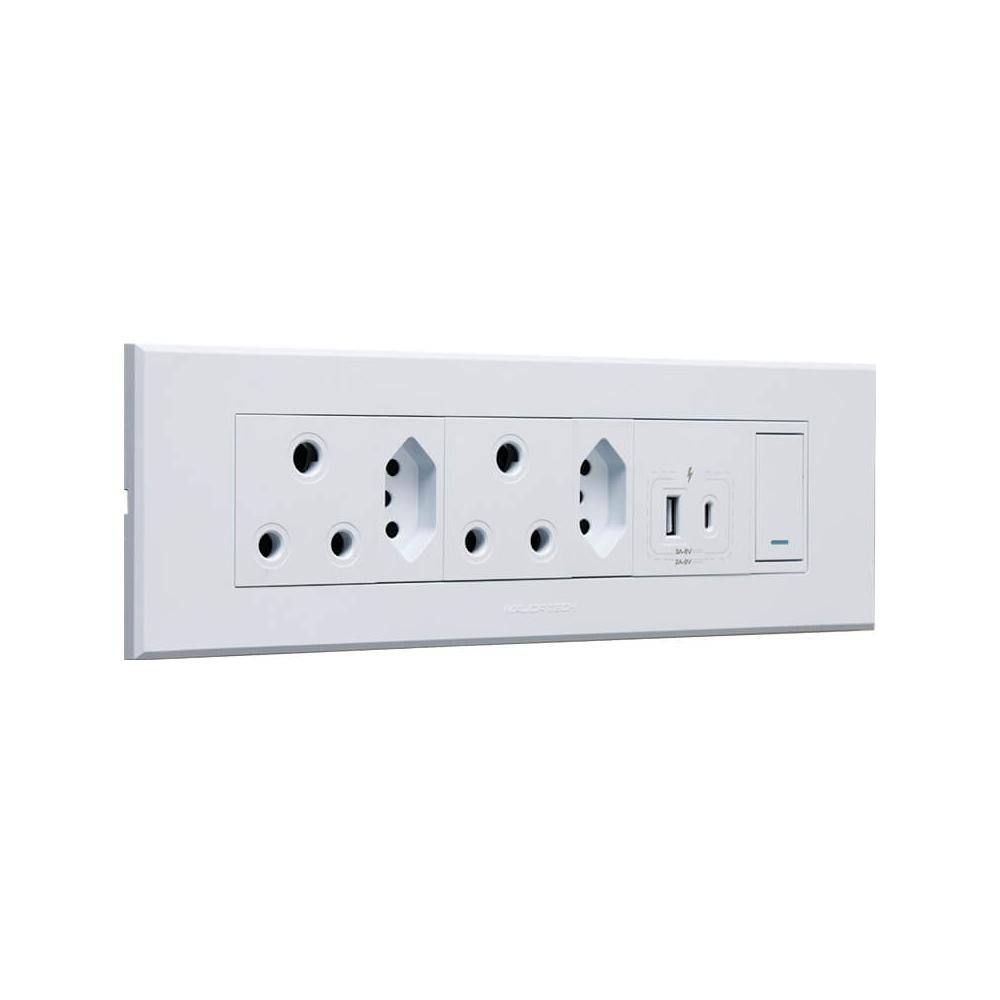 VETi 3 Aura Omni Cluster 2x USB + 2x V-Slim + 2x RSA Sockets – Livecopper