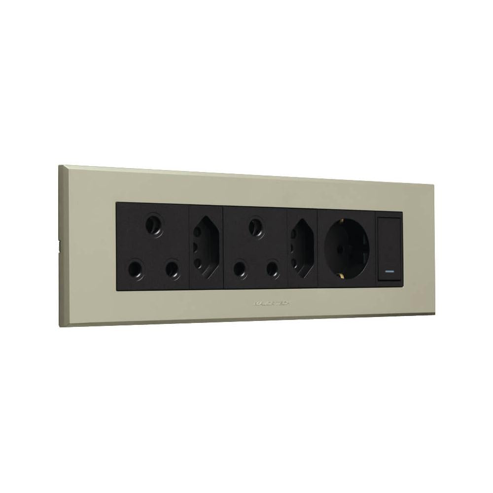 VETi 3 Aura Omni Cluster 2x V-Slim + 2x RSA + Schuko Socket – Livecopper