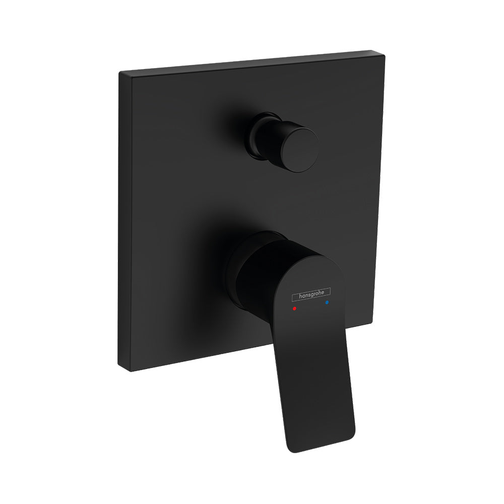 hansgrohe Vivenis Single Lever Bath Mixer - Matt Black – Livecopper