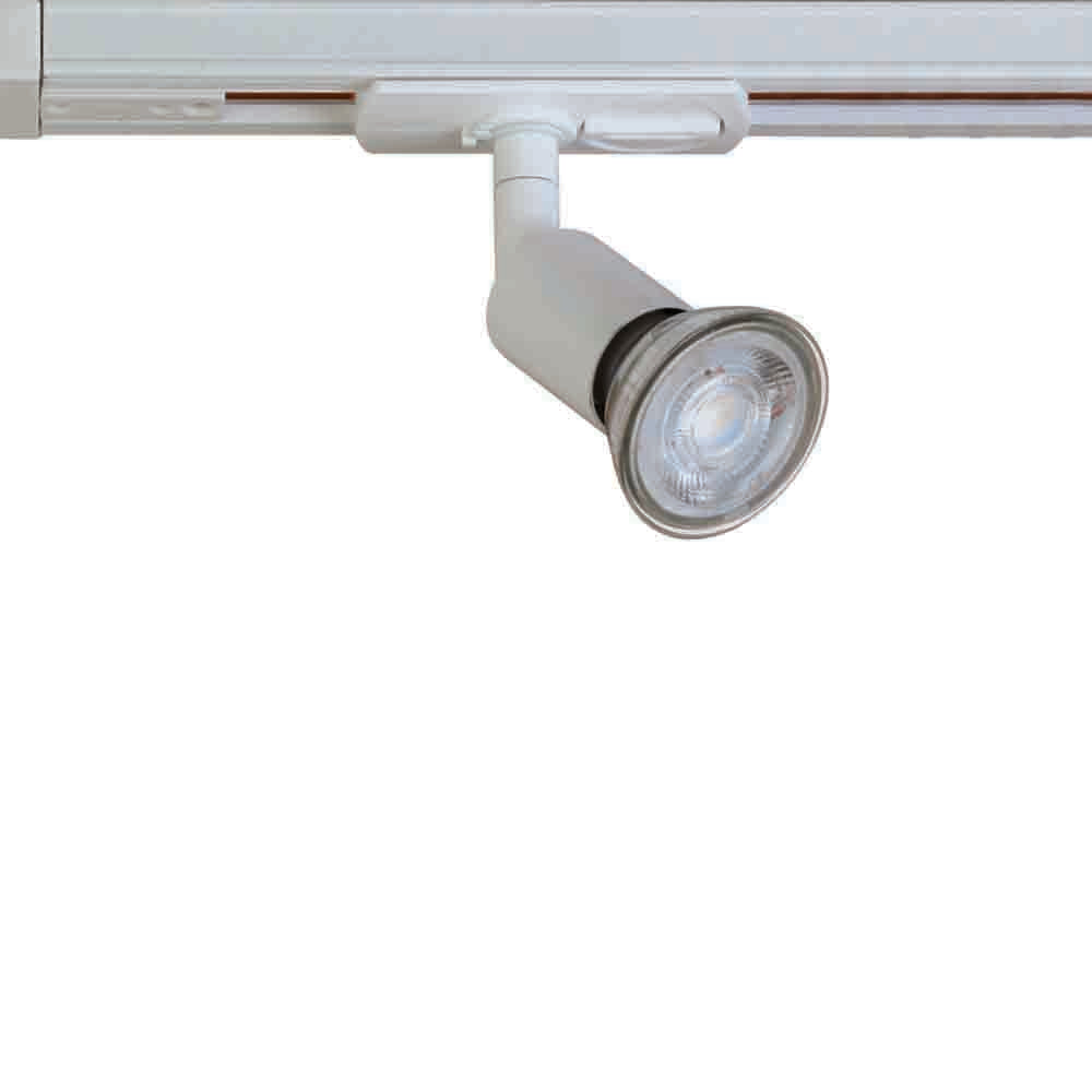 Spazio Covert 3 Wire Track Spotlight - White – Livecopper