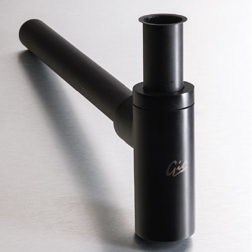 GIO Round Heavy Pattern Bottle Trap 32x32mm - Matt Black – Livecopper