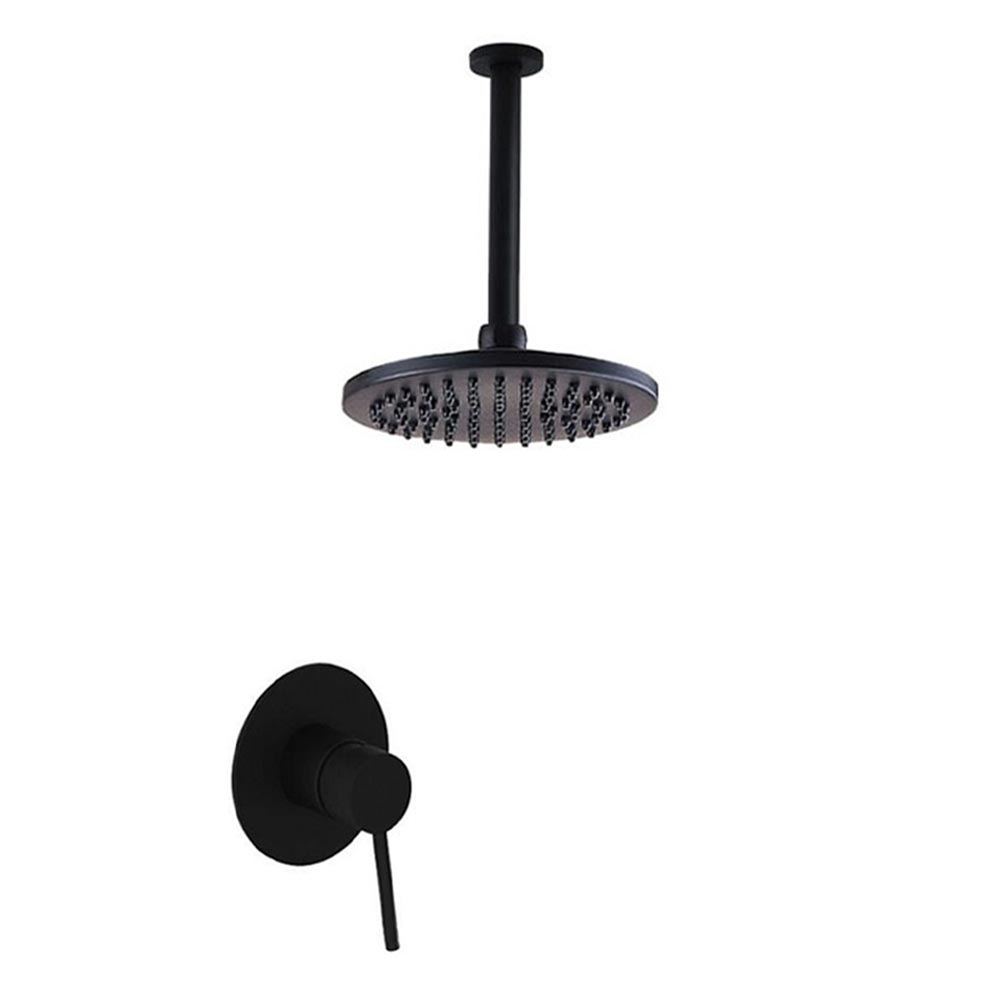 Trendy Taps Sombre Shower Head and Mixer - Blackened Brass – Livecopper