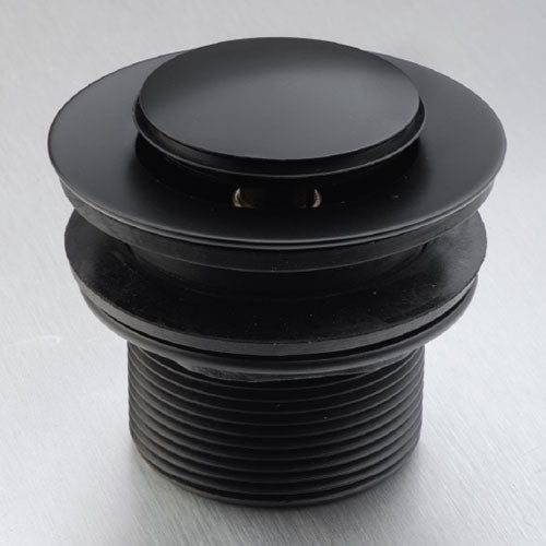 GIO Bath Waste Long 140mm - Matt Black – Livecopper