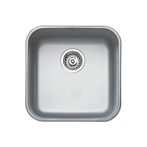 Teka Basico 400 Single Bowl Undermount Sink - Stainless Steel – Livecopper