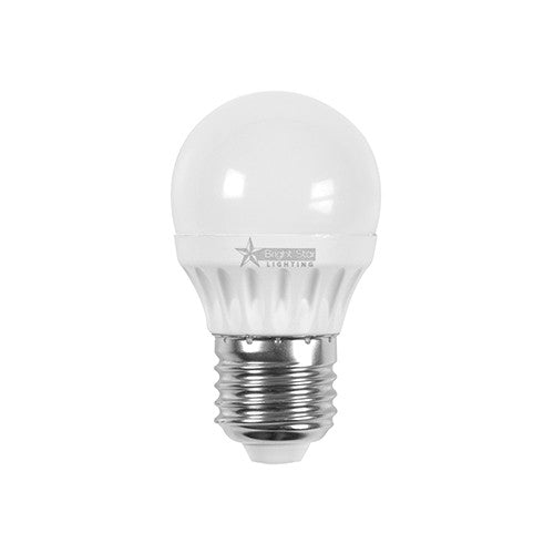 Bright Star LED Golf Ball Bulb G45 E27 5W 400lm 4000K - Frosted ...