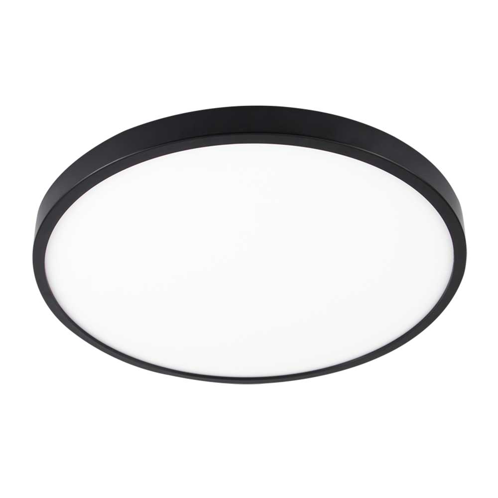 Bright Star LED Ceiling Light 48W 4320lm 4000K - Matt Black – Livecopper