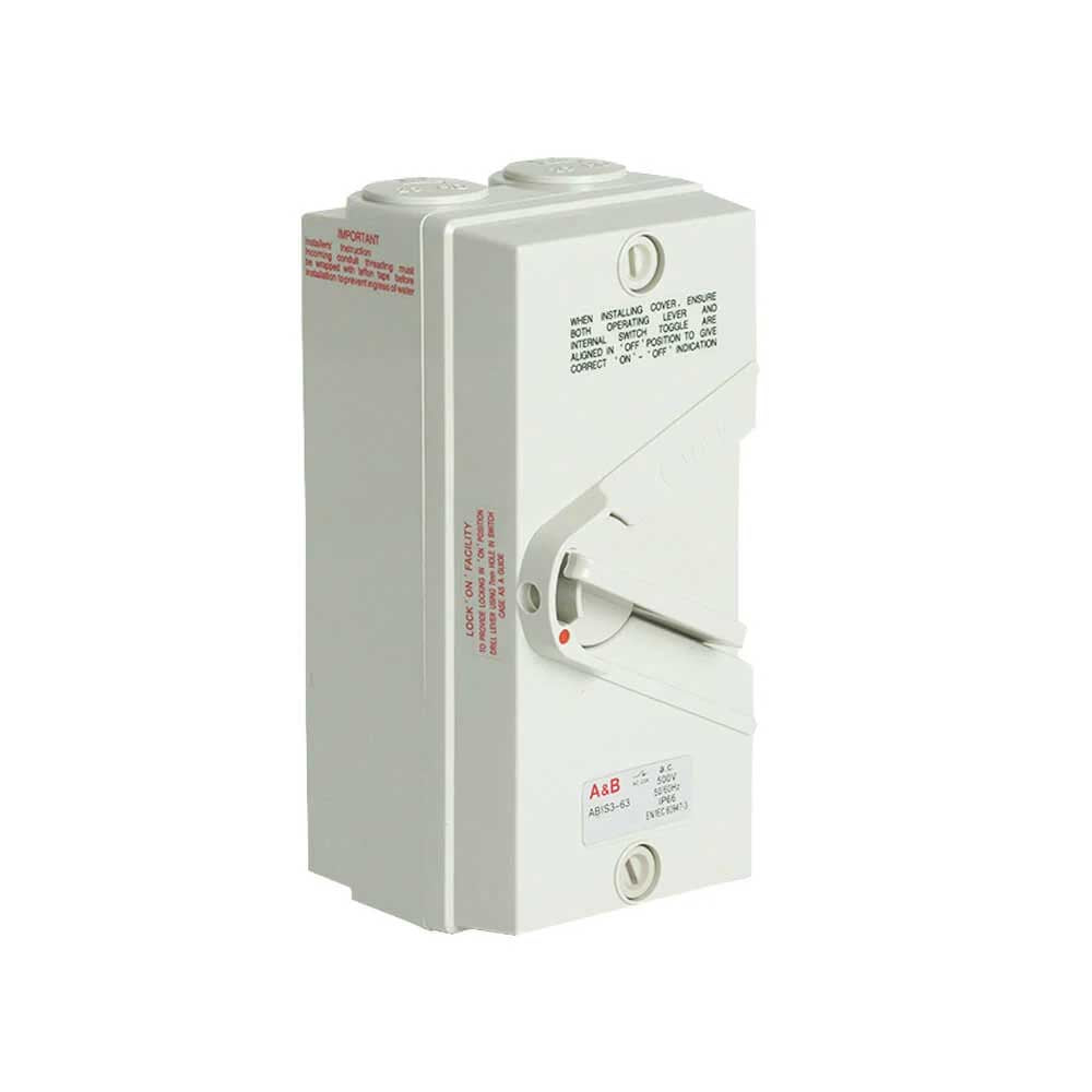 Tradeprice Weatherproof Isolator 3P 35A – Livecopper