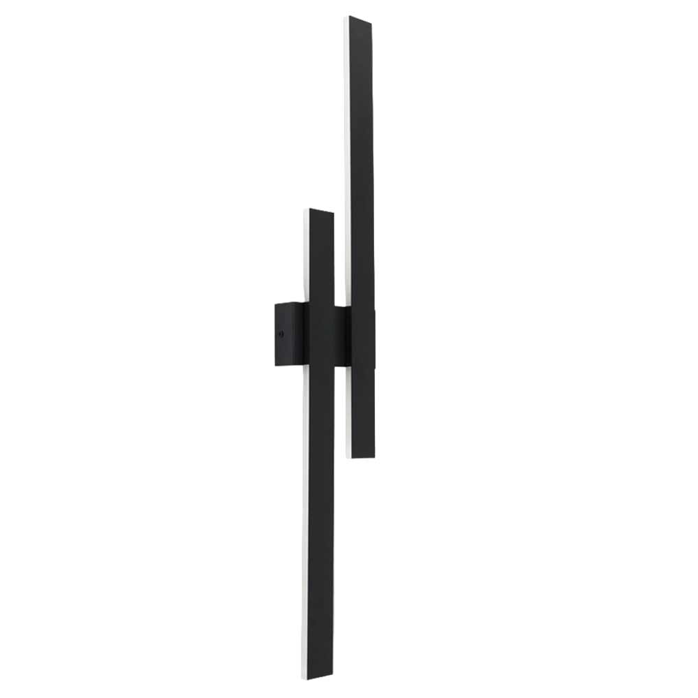 Bright Star LED Wall Light 24W IP54 3CCT 2640LM - Black – Livecopper