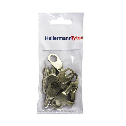 HellermannTyton Standard Cable Lugs HTB1610 16mm Cable Size 10mm Stud ...