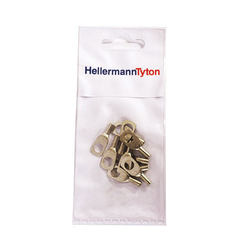 HellermannTyton Standard Cable Lugs HTB26 2.5mm Cable Size 6mm Stud ...