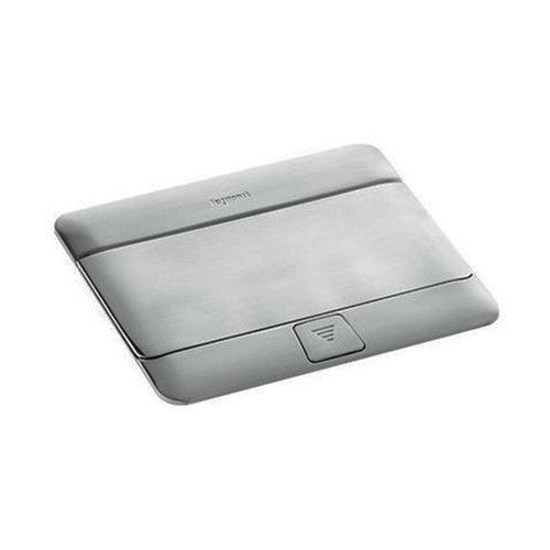 Legrand Arteor 3 Module Pop-Up Floor Box - Matt Aluminium – Livecopper