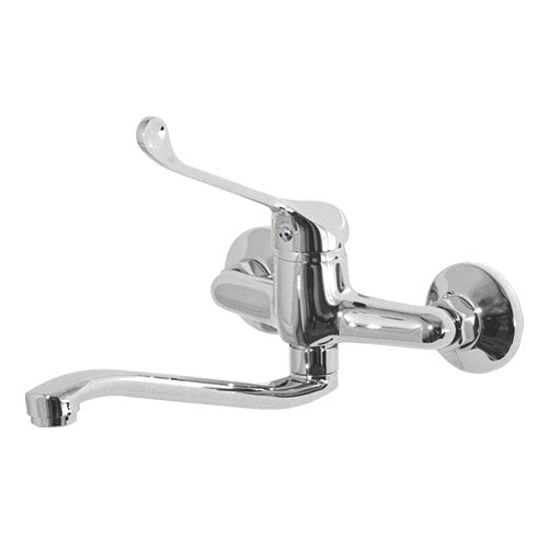 BluTide Mixed Elbow Action Wall Mount Sink Mixer with Standard Offset ...