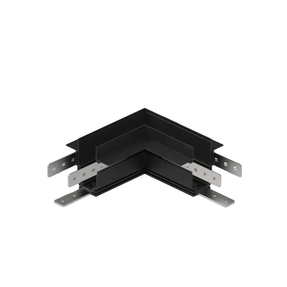 Spazio Magtrack 48V Corner Joint for Rimless Track 90° - Black – Livecopper