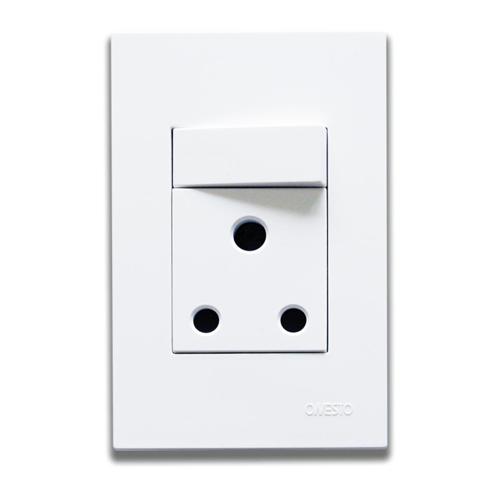 Onesto Matrix Wall Socket Vertical RSA 2 x 4 – Livecopper