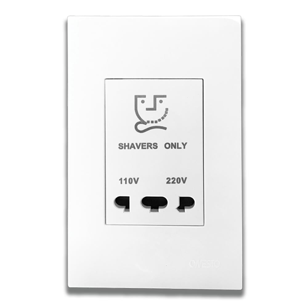 Onesto Matrix Shaver Socket 2 x 4 – Livecopper