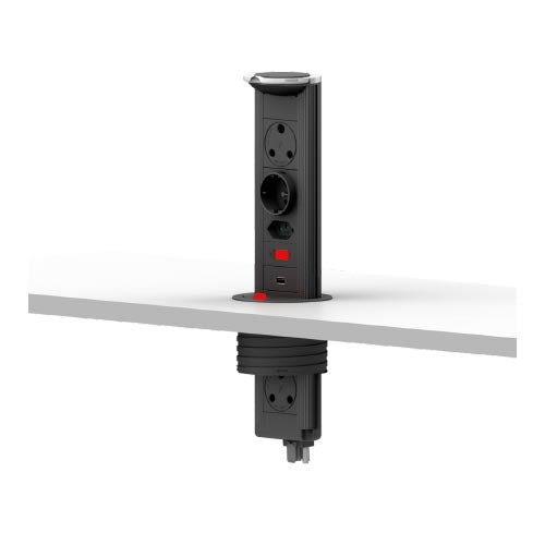 Power Logic PowerDock MK3.1C RSA Slimline Schuko USB Power Tower ...