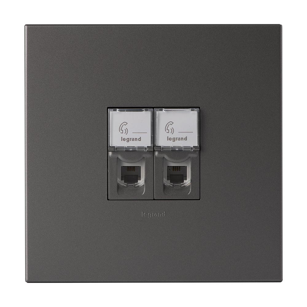 Legrand Arteor Double Telephone Socket 4 X 4 – Livecopper