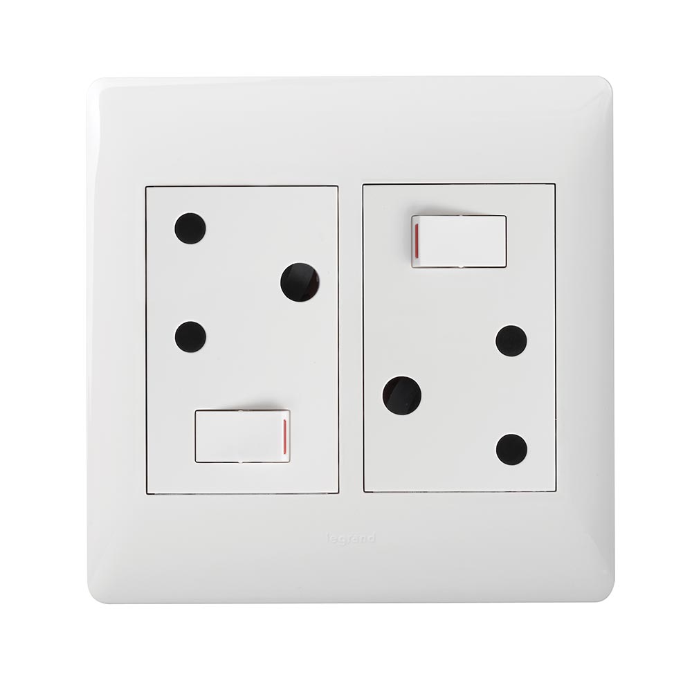 Legrand Ysalis 2 RSA 4 x 4 (PYO44WHT / PYO44BLK / PYO44CHA) | Wall ...