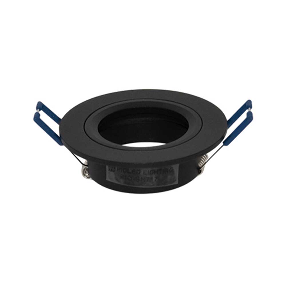 PioLED BN717 Fixed Flat Top Downlight Fixture - Black – Livecopper