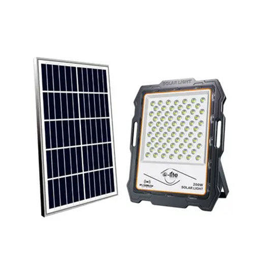 Solar 200W LED Floodlight - Black – Livecopper