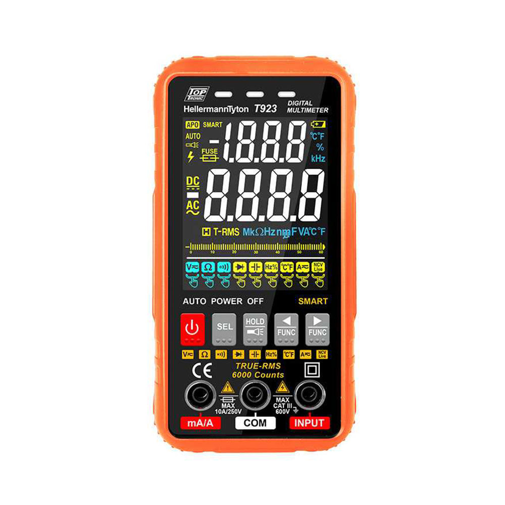 HellermannTyton Multimeter LCD 600V – Livecopper
