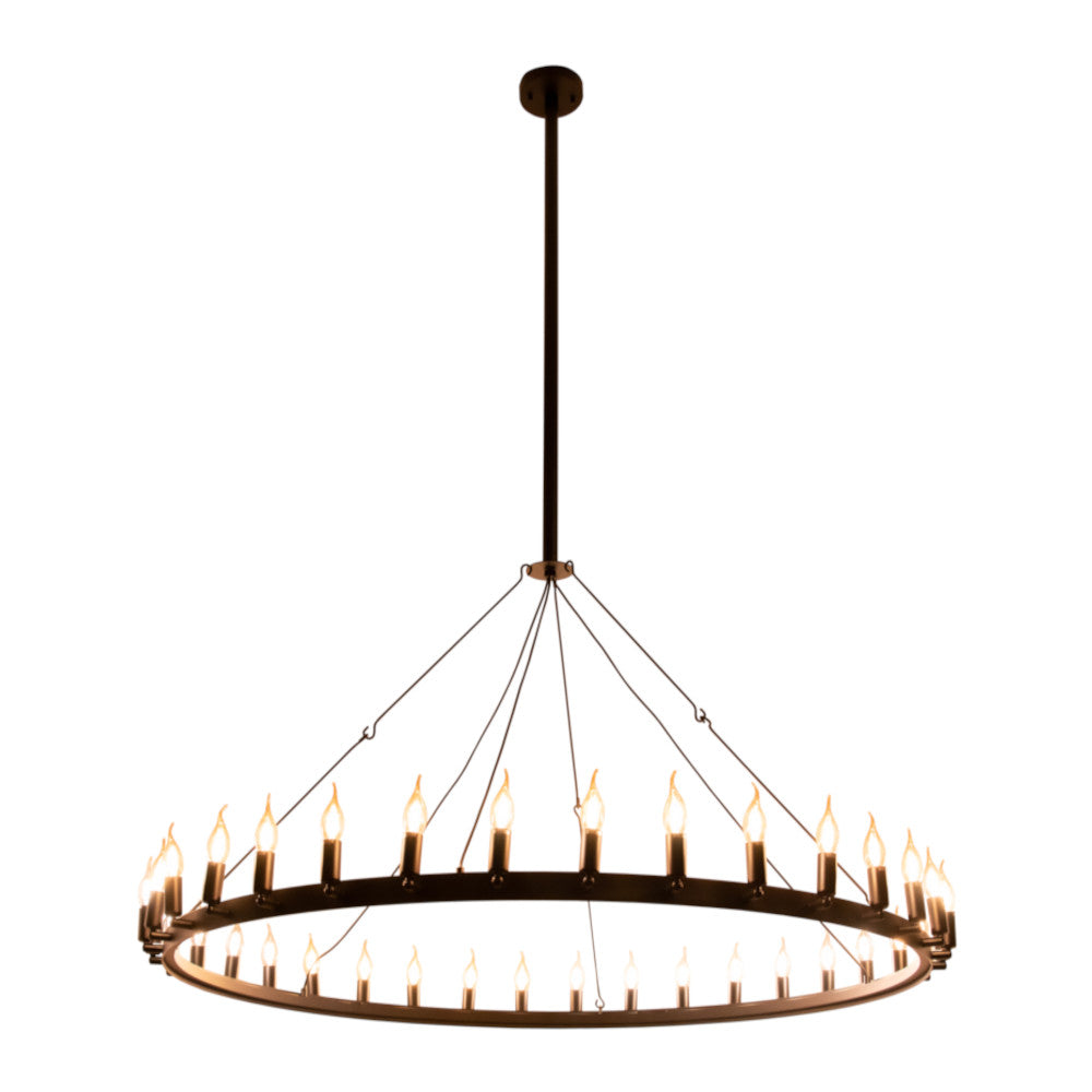 K. Light Ranch Iron Large Pendant - Black – Livecopper