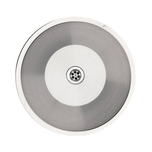 Franke Rondo RDX 610-44 Single Inset Prep Bowl - Stainless Steel ...